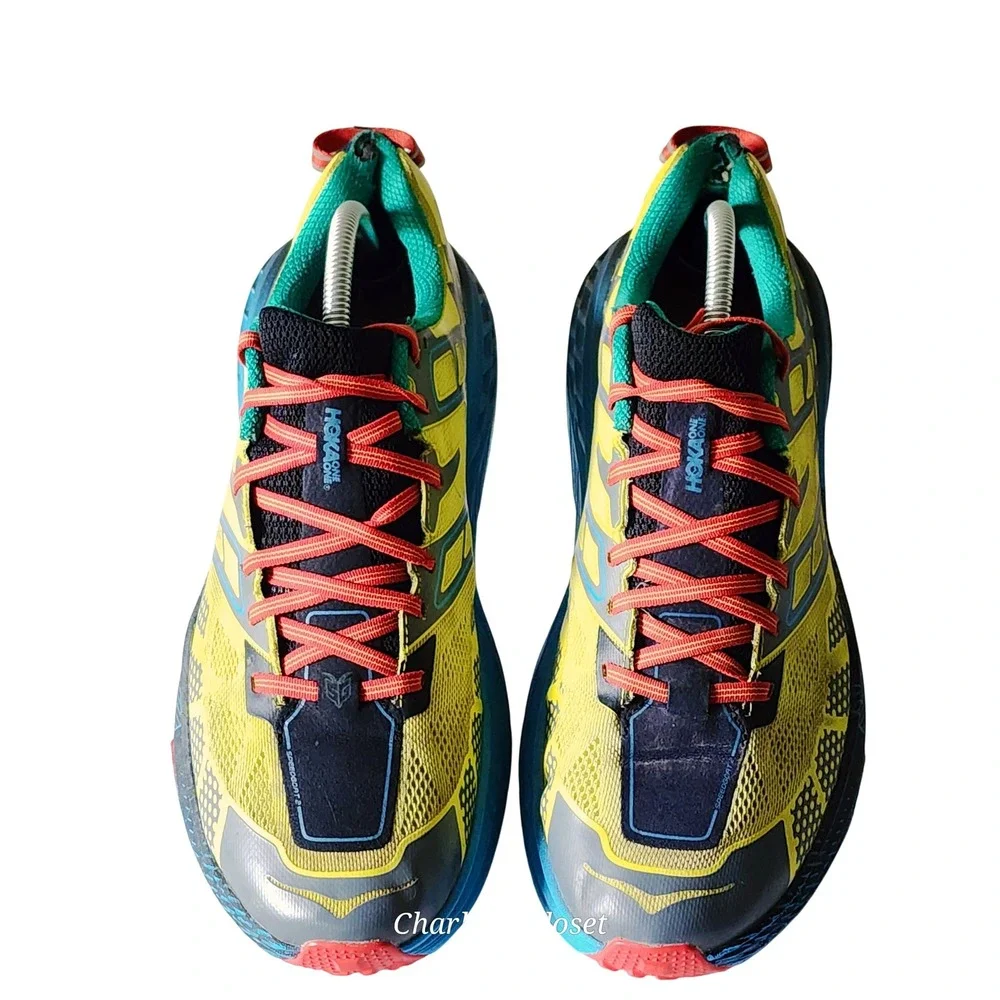 Hoka One One | Shoes | Hoka One One Speedgoat 2 Mens 1 Citrus Deep Blue ...